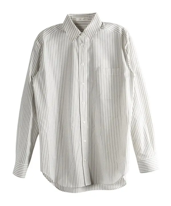 THE ROW Striped Button-up Shirt - No