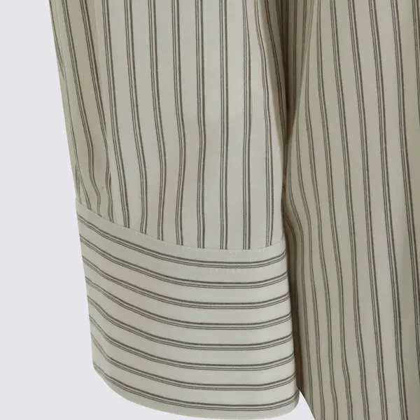 THE ROW Striped Button-up Shirt
