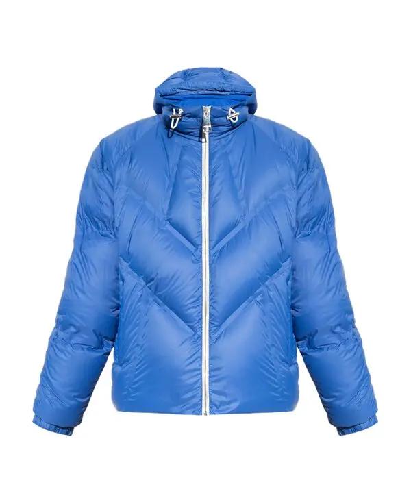 Khrisjoy Quilted Hooded Jacket - Blue