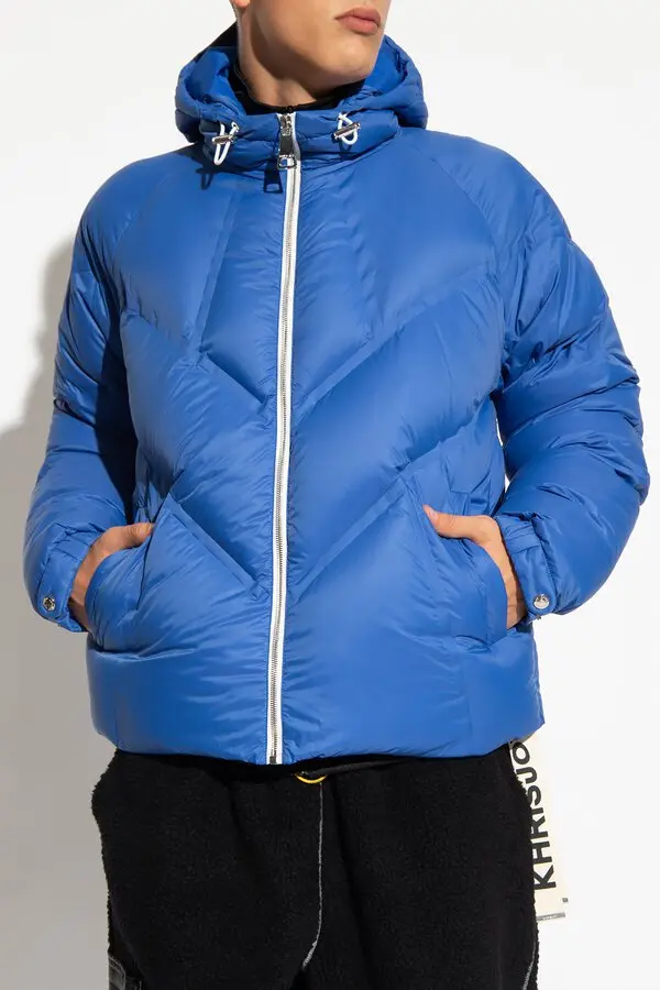 Khrisjoy Quilted Hooded Jacket - Blue