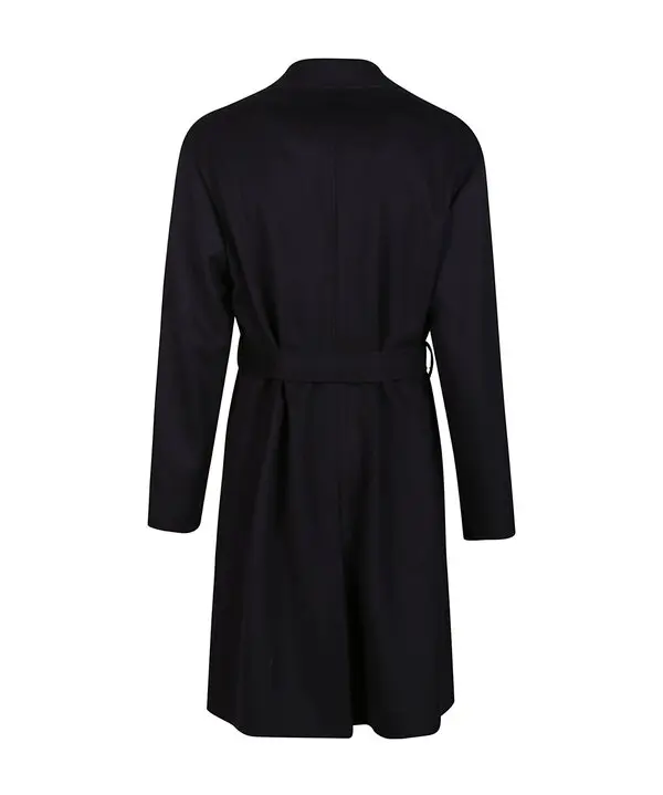 LARDINI Single Breasted Belted Coat