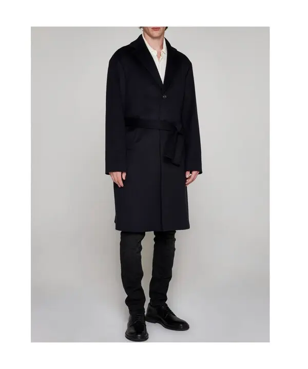 LARDINI Single Breasted Belted Coat