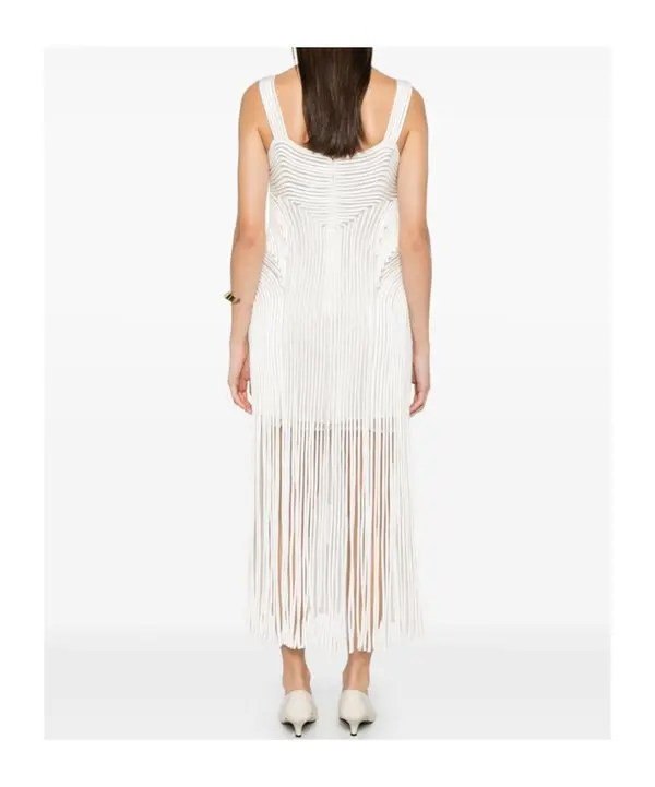 Simkhai Fringed Midi Skirt