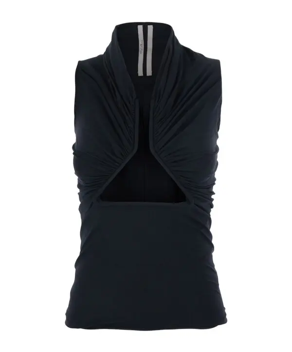 Rick Owens Sleeveless Gathered Top
