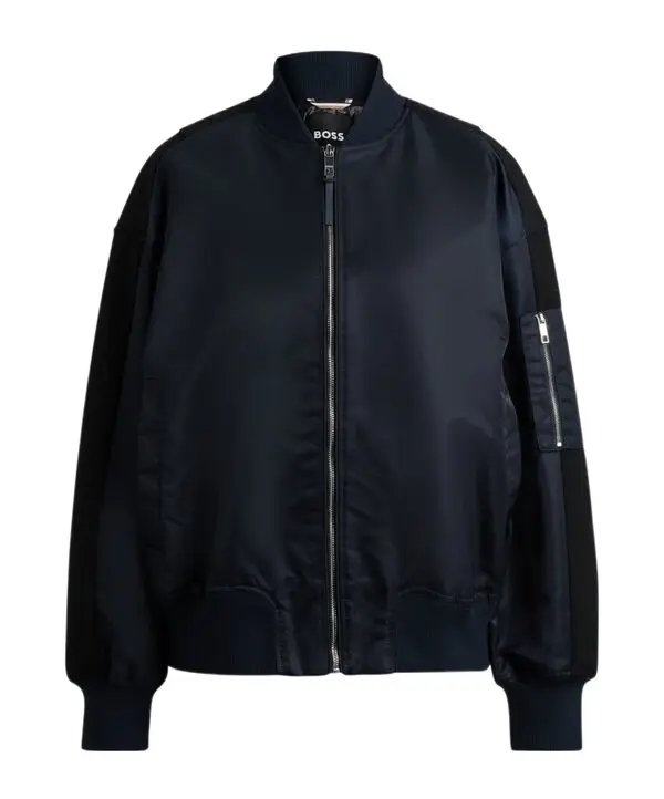Hugo Boss Panelled Bomber Jacket