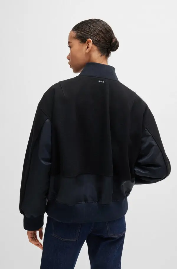 Hugo Boss Panelled Bomber Jacket