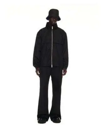 Off-White Mid-rise Straight Leg Cargo Trousers - Black