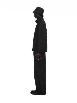 Off-White Mid-rise Straight Leg Cargo Trousers - Black