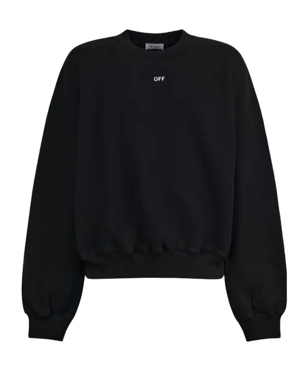 Off-White Logo-print Sweatshirt - Black