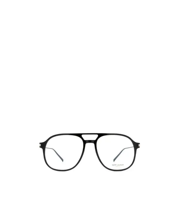Saint Laurent Aviator Eyeglasses - Black