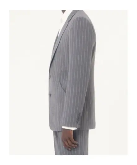 Valentino Garavani Single-breasted Jacket In Pinstripe Wool