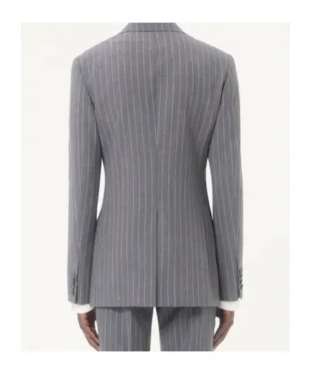 Valentino Garavani Single-breasted Jacket In Pinstripe Wool