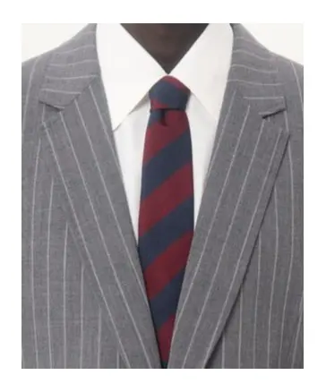 Valentino Garavani Single-breasted Jacket In Pinstripe Wool