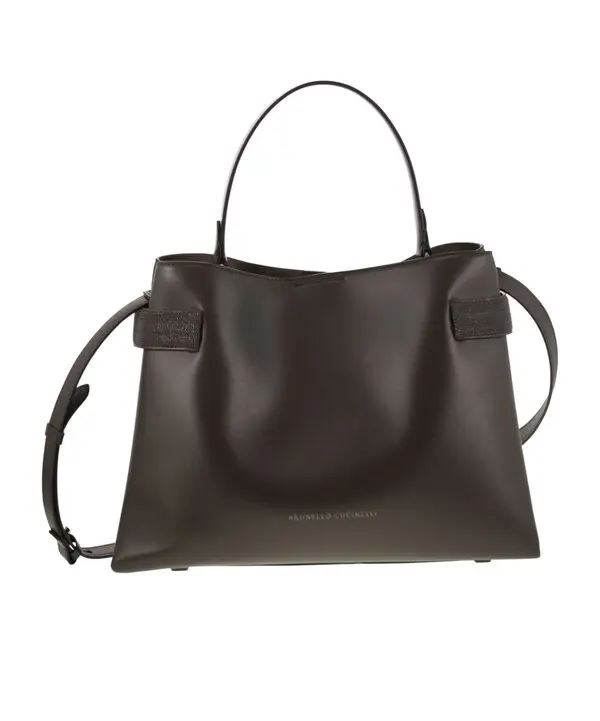 Brunello Cucinelli Large Handbag With Sparkling Effect