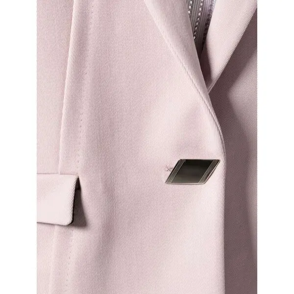Attico Oversize Blazer With Peak Lapel