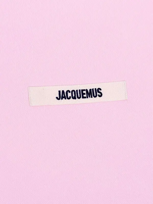 Jacquemus Logo Patch Crewneck Sweatshirt - Pink