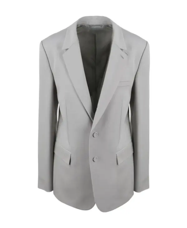 Dior Single-breasted Long-sleeved Blazer - Gray