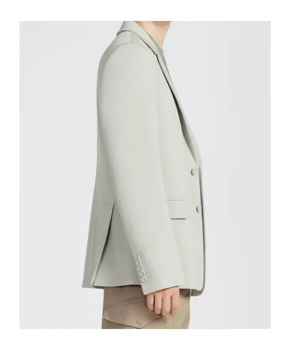 Dior Single-breasted Long-sleeved Blazer - Gray