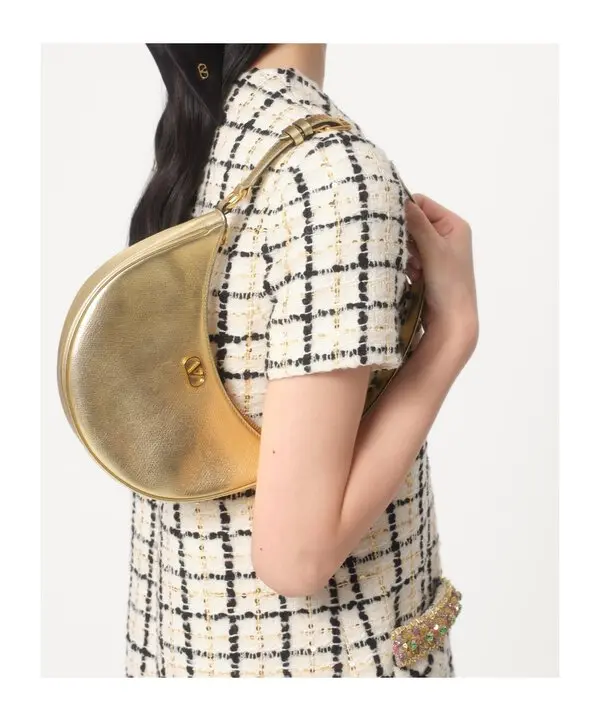 Valentino Garavani Vlogo Signature Zip-up Mini Hobo Bag