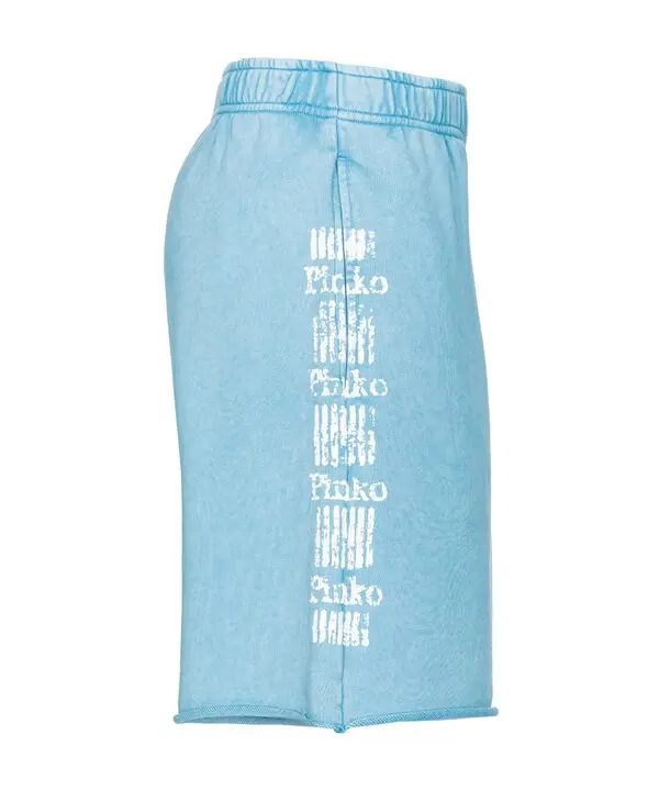 Pinko Libreville Raw-cut Hem Track Shorts