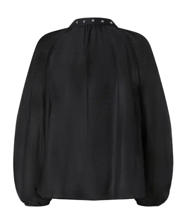 Pinko Long-sleeve Blouse With Metal Studs