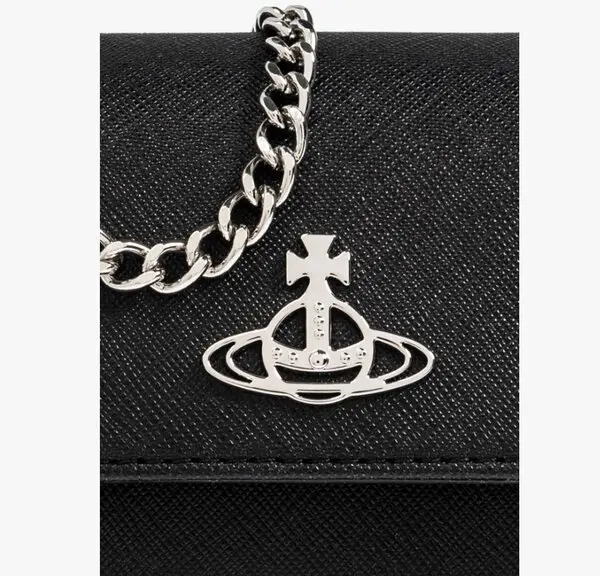 VIVIENNE WESTWOOD Logo Plaque Wallet