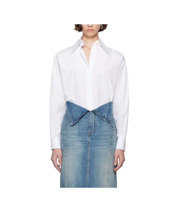 Alexander McQueen Embroidered Skull Shirt