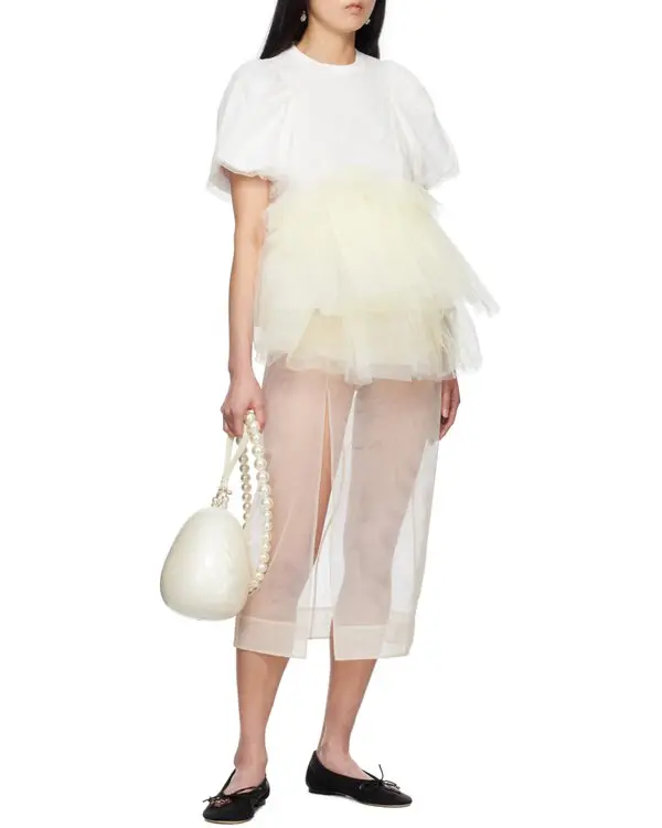 Simone Rocha Egg Pearl Tote Bag