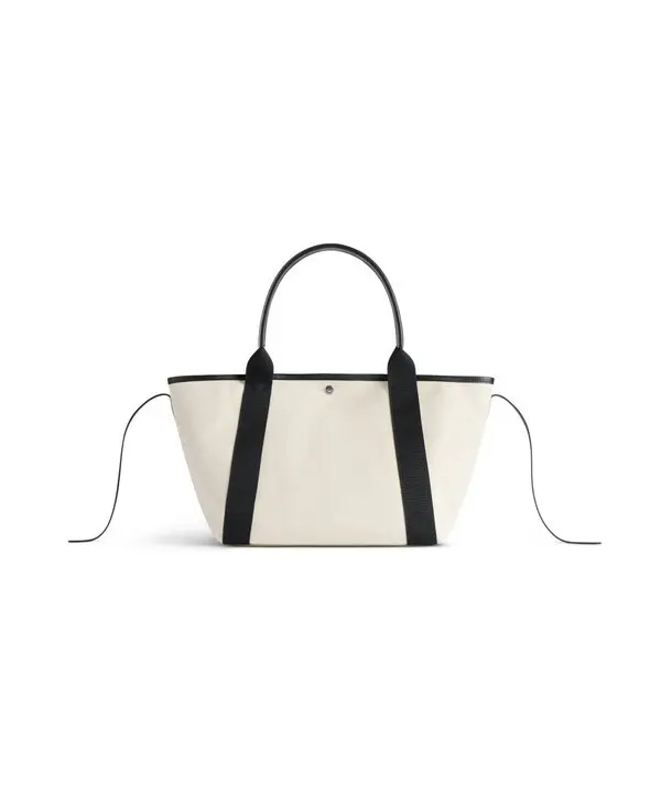 Balenciaga Biarritz Medium Tote Bag - Beige/black
