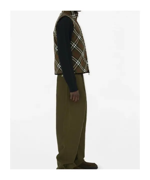 Burberry Checked Zip-up Padded Gilet - Loch