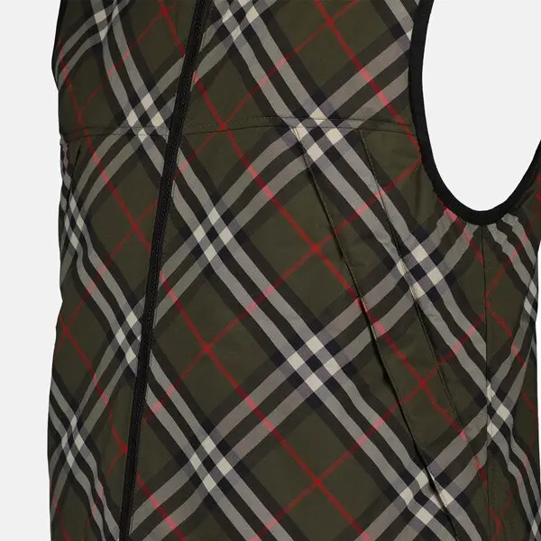 Burberry Checked Zip-up Padded Gilet - Loch