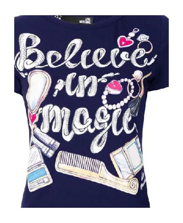 Moschino Pattern Printed T-shirt