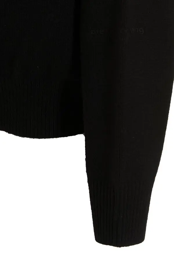 Alexander Wang Crystal Embellished Wool Jumper