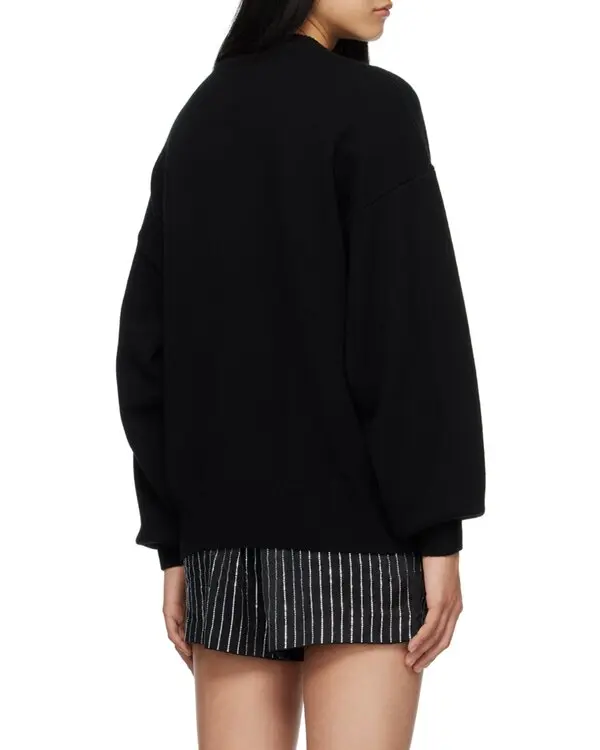 Alexander Wang Crystal Embellished Wool Jumper