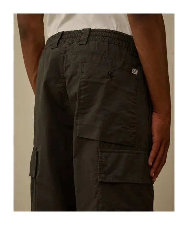 C.P. COMPANY Multi-pocket Cargo Pants With Lens Detail - Shadow-gray