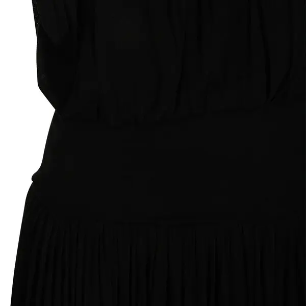TOTEME Sleeveless Gathered Midi Dress - Black