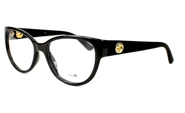 Gucci Logo Detail Cat Eye Eyeglasses