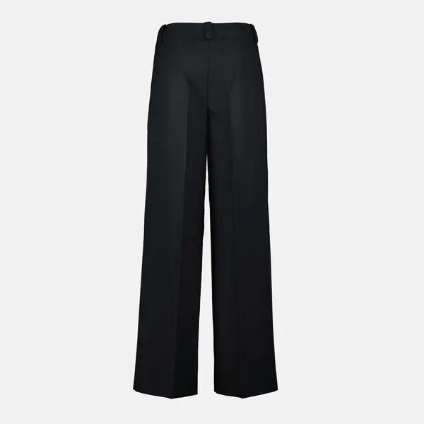 Moncler Pleat-detailed Wide-leg Trousers