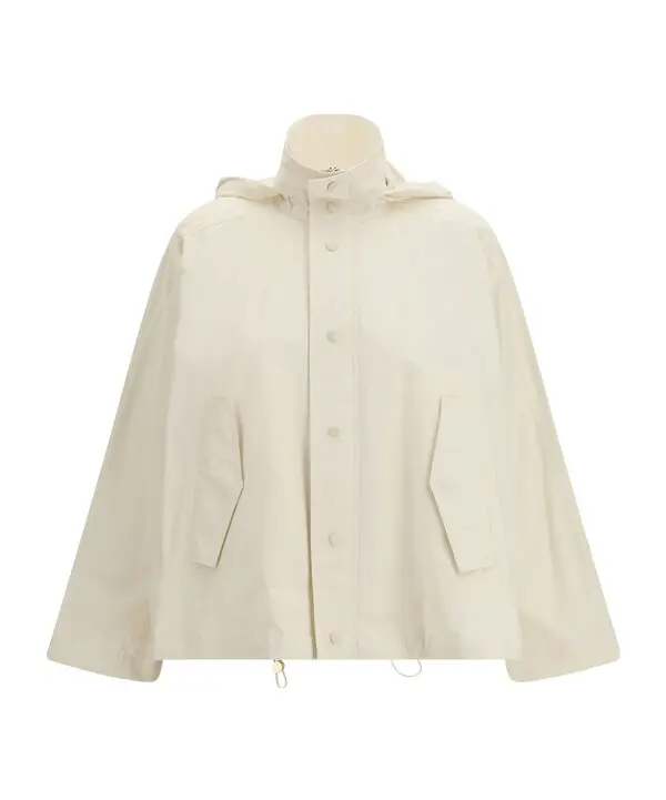 Fabiana Filippi Hooded A-line Waterproof Coat - Nude