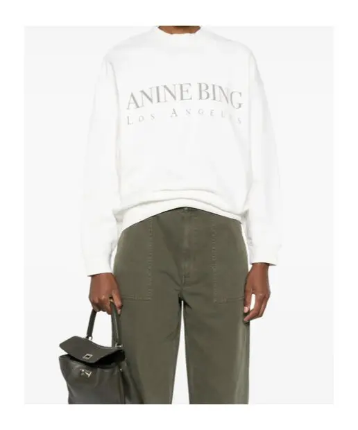 ANINE BING Los Angeles Crewneck Sweatshirt