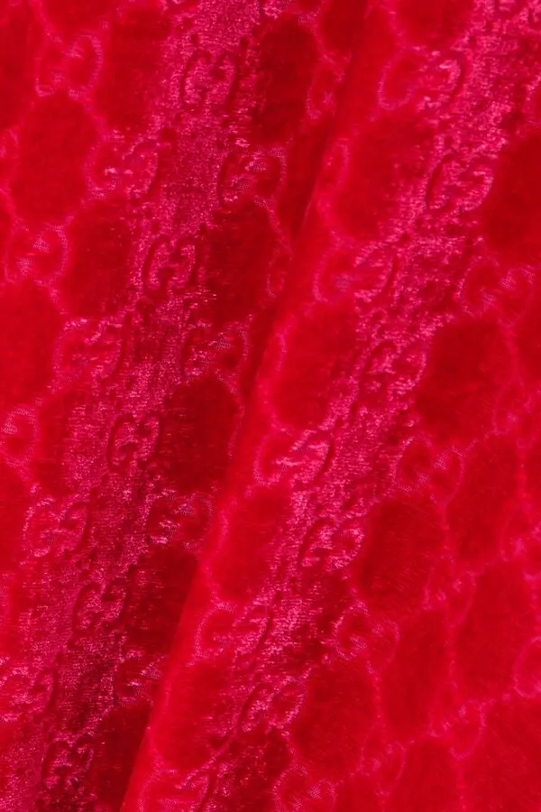 Gucci Gg Jacquard Velvet Trousers