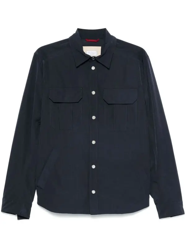Brunello Cucinelli Long-sleeve Buttoned Jacket - Black