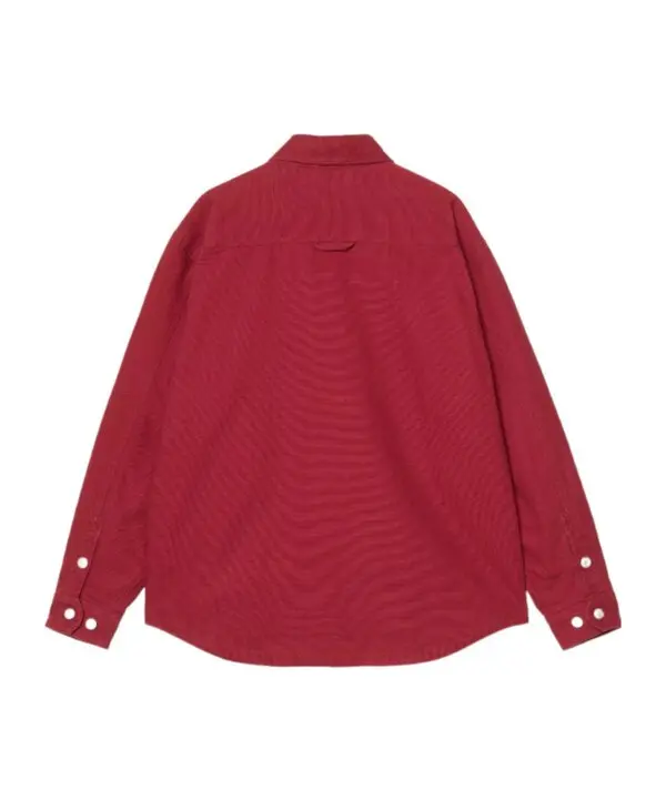 Carhartt Work In Progress Selby Shirt Jacket With Chest Pockets - Scarlet