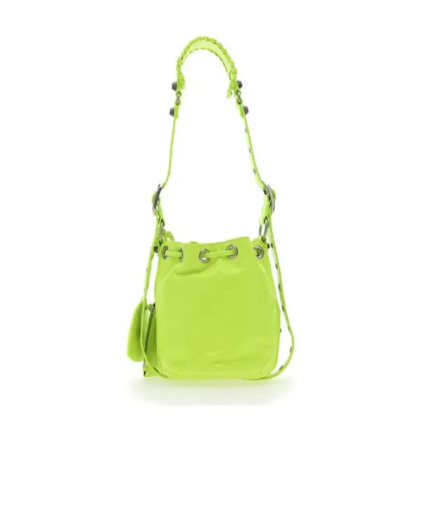 Balenciaga Le Cagole Xs Bucket Bag - Green