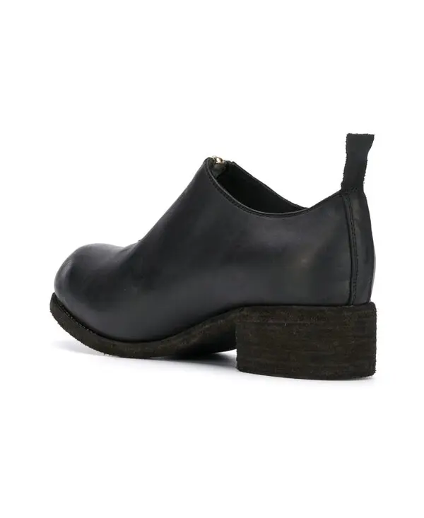 Guidi Pl0 Front Zipper Loafers