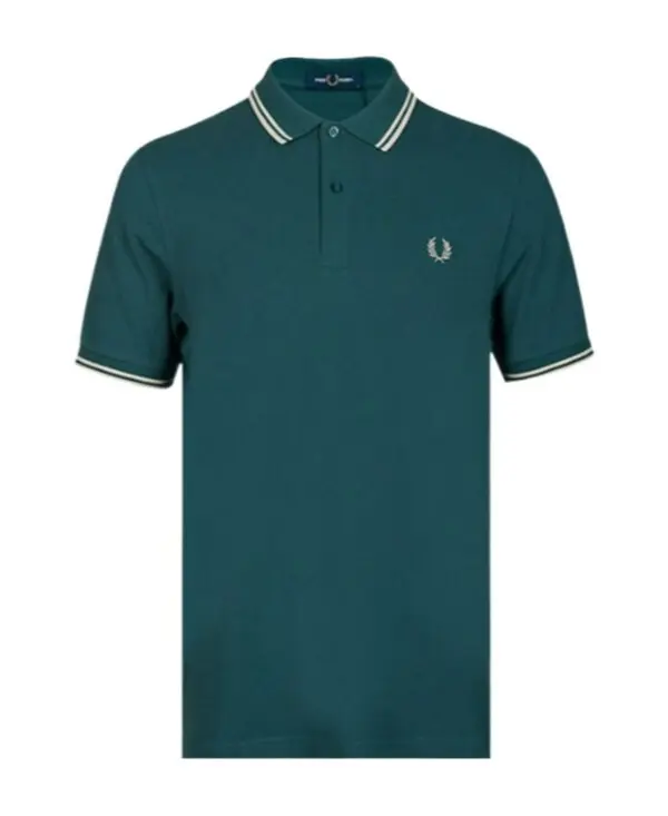 Fred Perry Logo Logo Polo Shirt - Blue