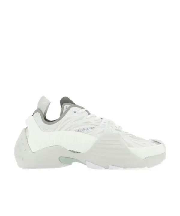 LANVIN Mesh Flash-x Lace-up Sneakers - White