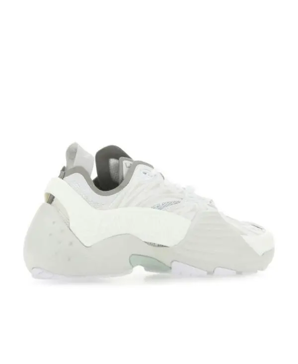 LANVIN Mesh Flash-x Lace-up Sneakers - White