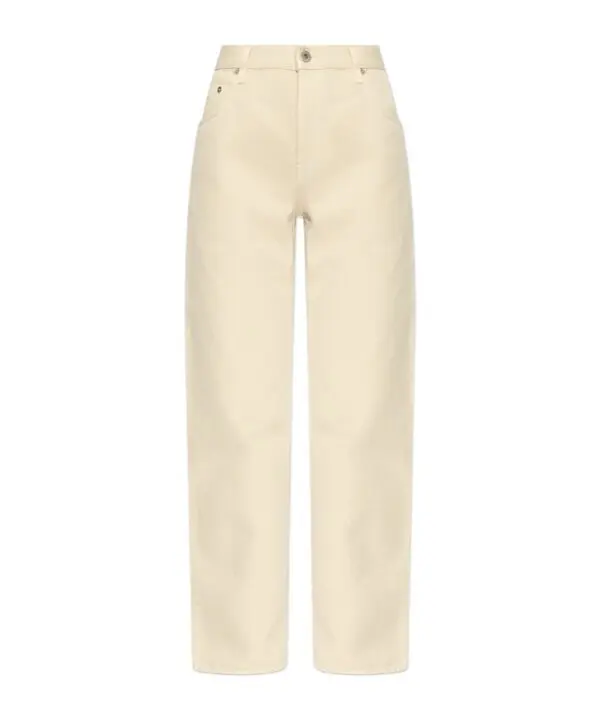 Burberry Logo Patch Straight-leg Trousers