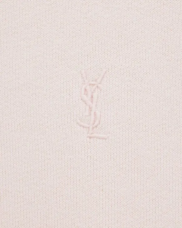 Saint Laurent Cassandre Crewneck Sweatshirt - Pink